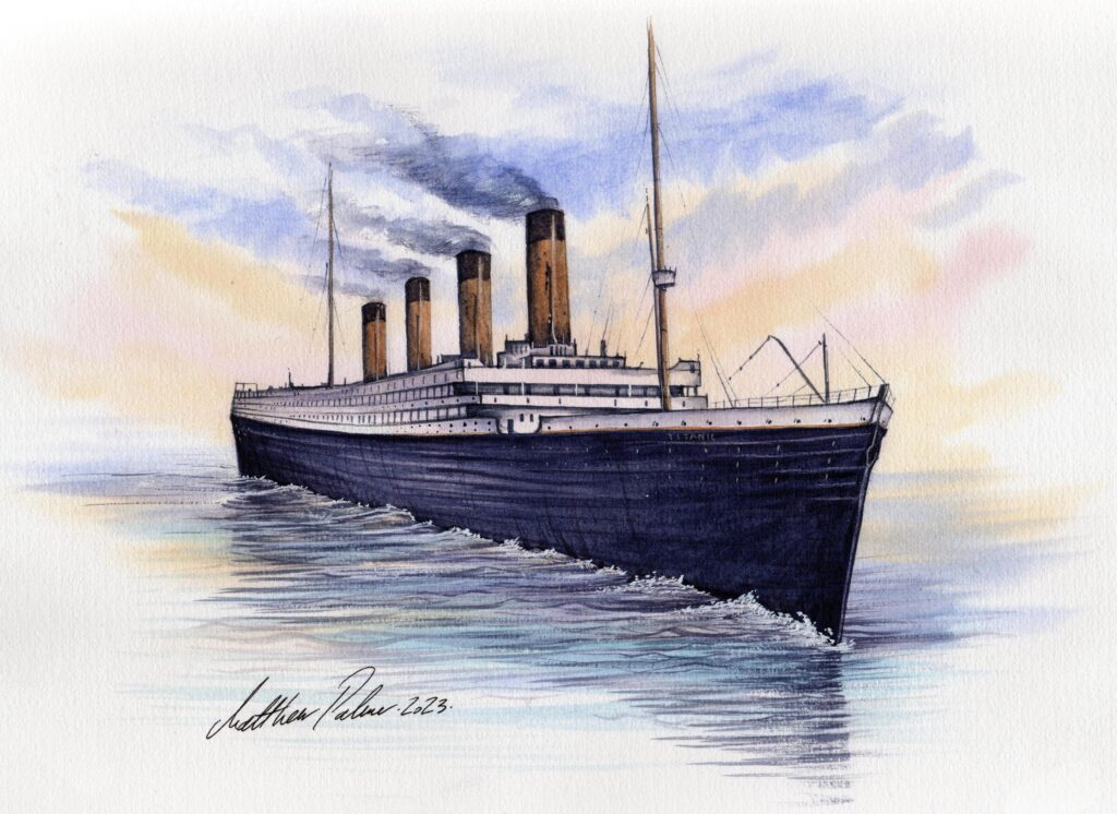loved painting The titanic - have ago yourself - heres how ...
