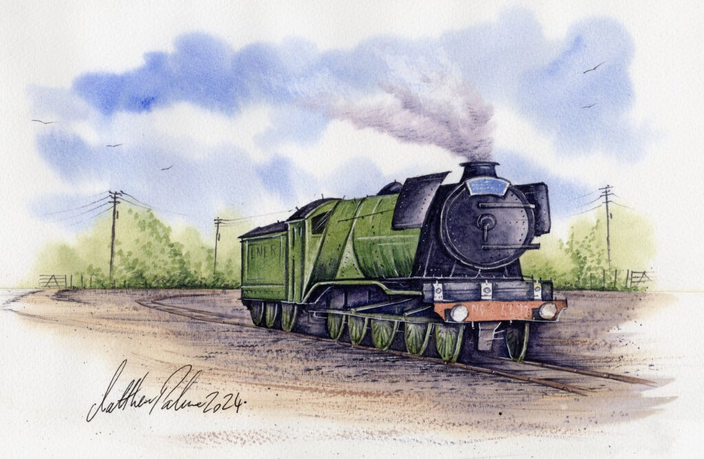 Paint The Flying Scotsman, The Worlds Most Famous Steam Train ...
